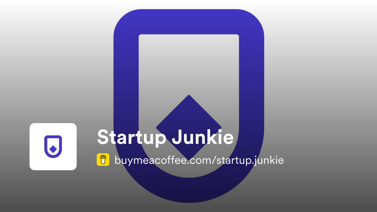 Startup Junkie - Buymeacoffee