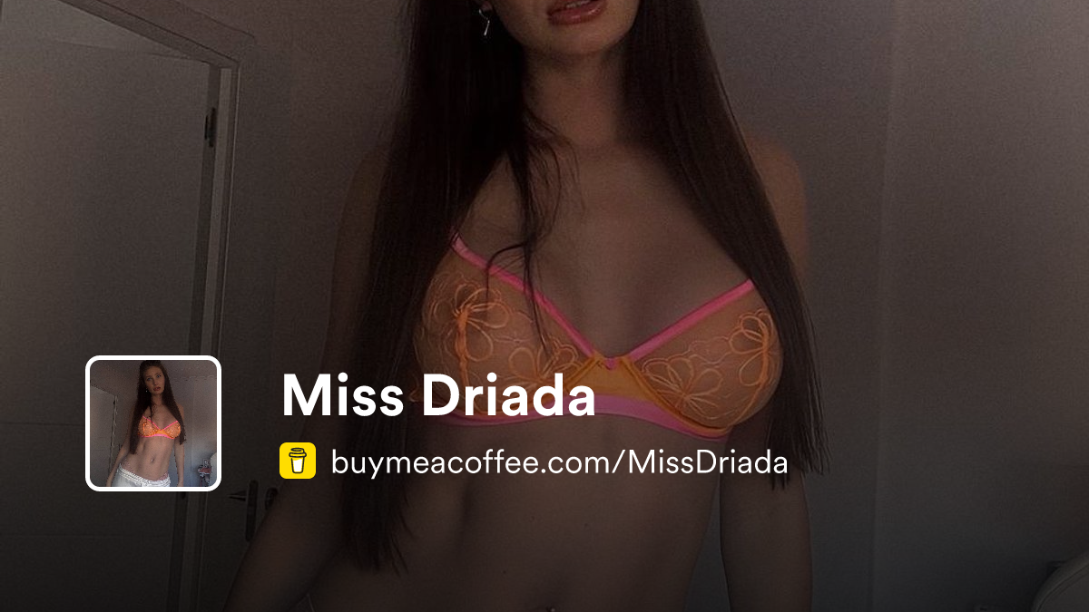 Miss Driada - Buymeacoffee