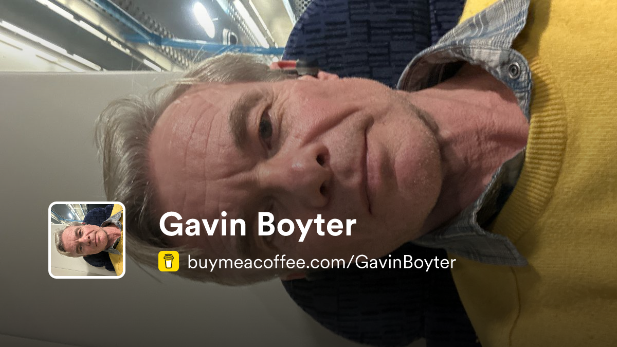 Gavin Boyter - Buymeacoffee