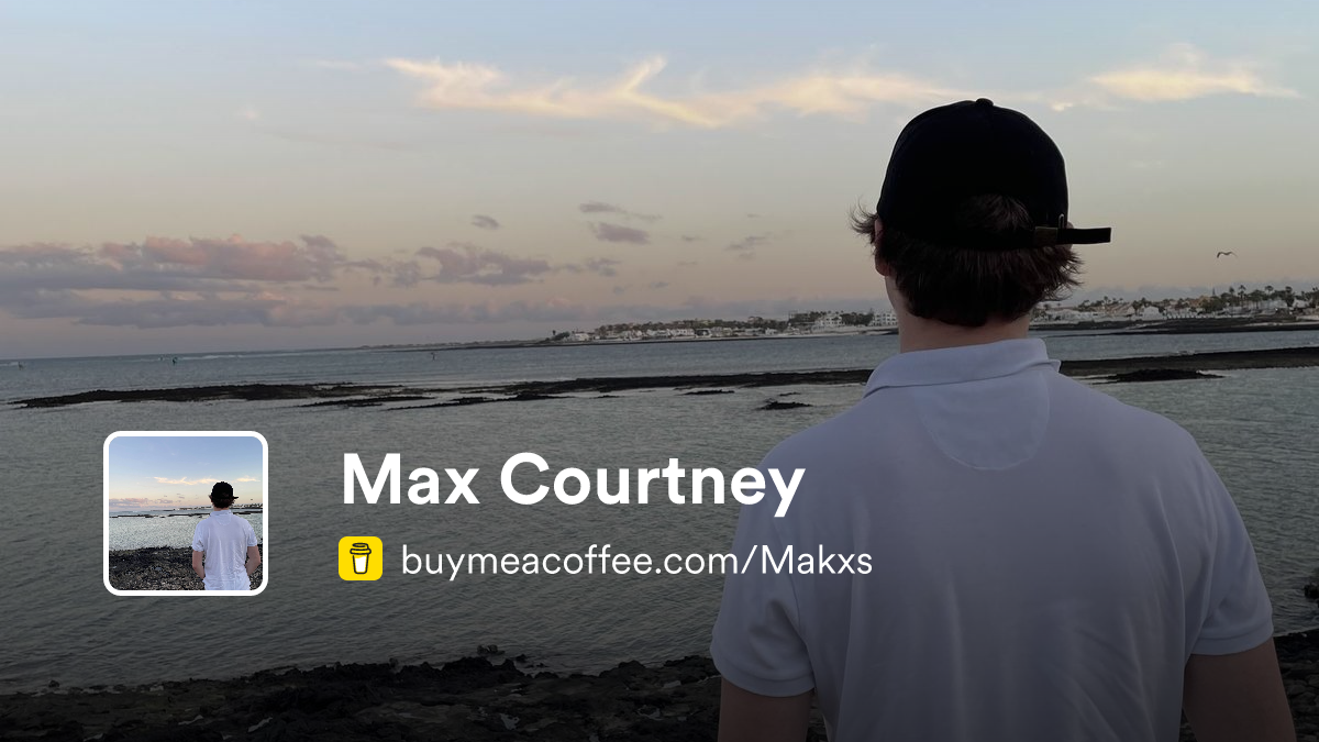 Max Courtney - Buymeacoffee