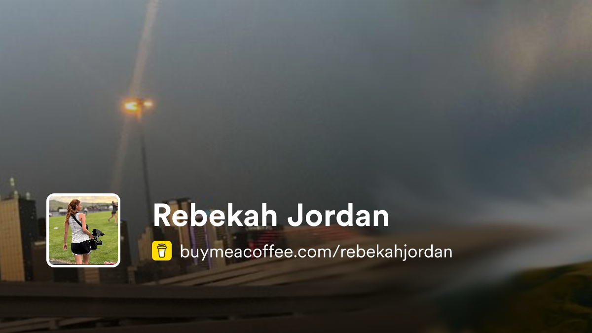 Rebekah Jordan - Buymeacoffee