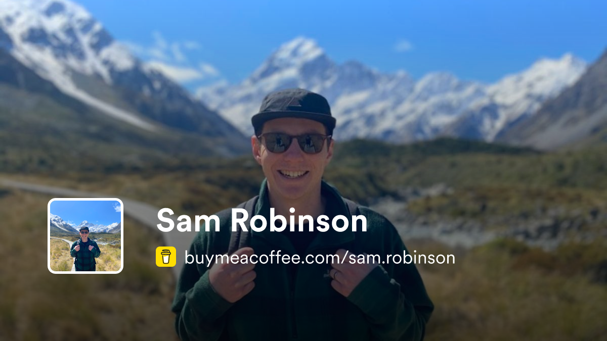 Sam Robinson - Buymeacoffee