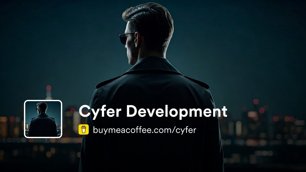Cyfer Development - Buymeacoffee