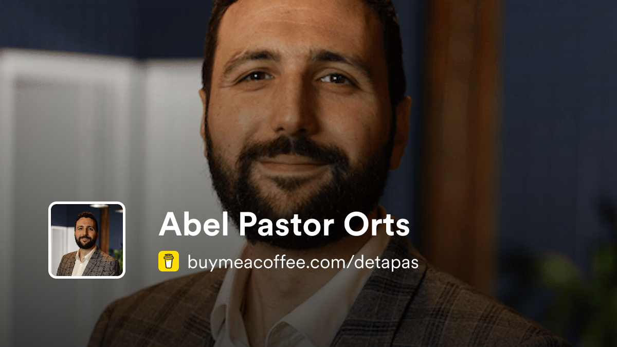 Abel Pastor Orts - Buymeacoffee