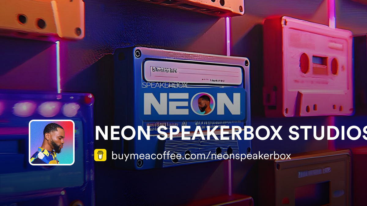 Gallery | NEON SPEAKERBOX STUDIOS - Buymeacoffee