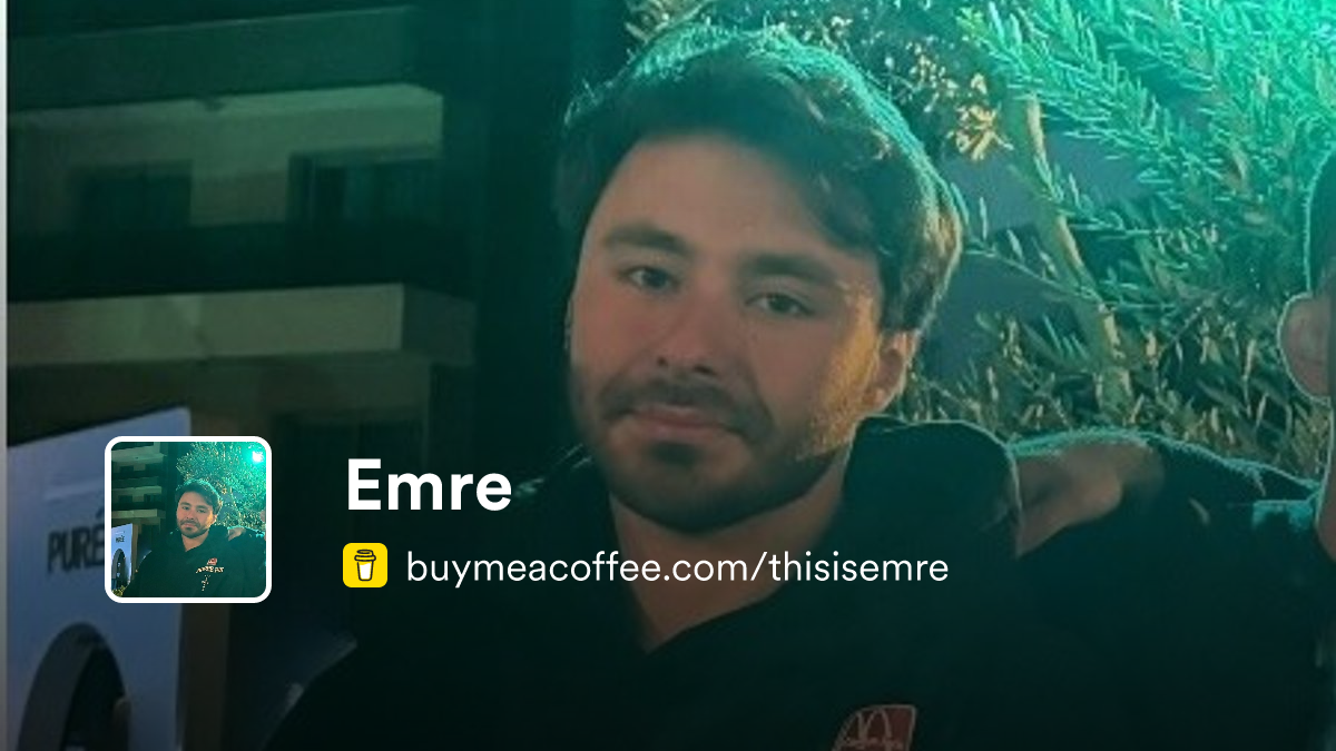 Emre - Buymeacoffee