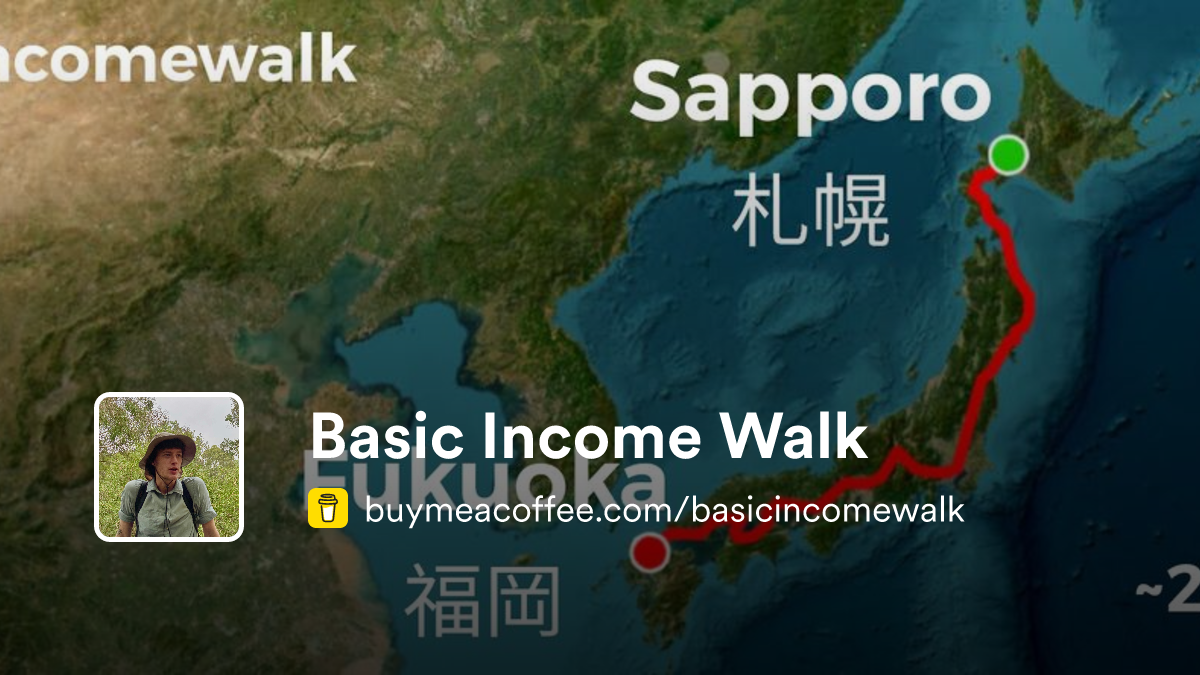 Basic Income Walk - Buymeacoffee