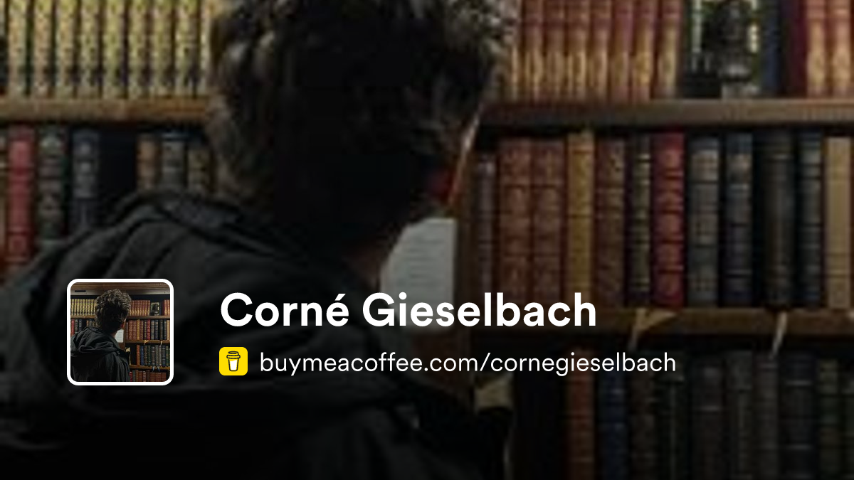 Corné Gieselbach is creating theological content and writing books ...