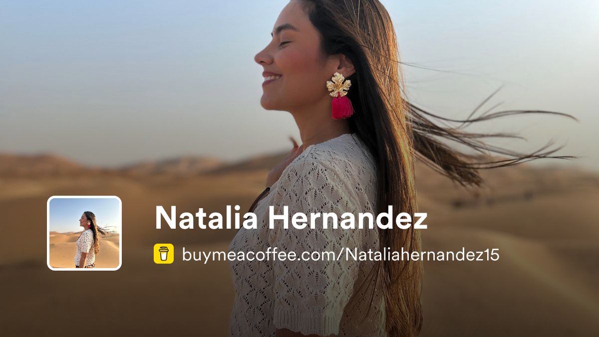 Natalia Hernandez is Ads Inspiration - Buymeacoffee