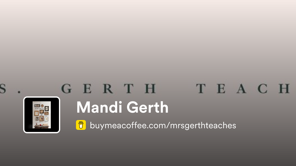Mandi Gerth - Buymeacoffee