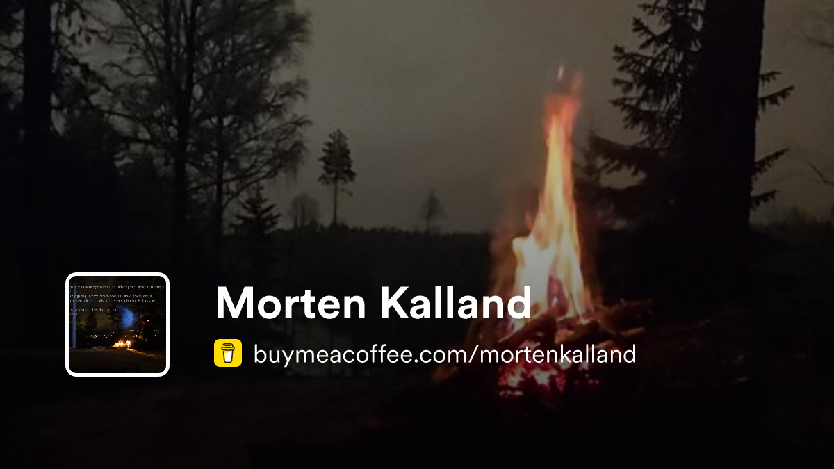 Morten Kalland - Buymeacoffee