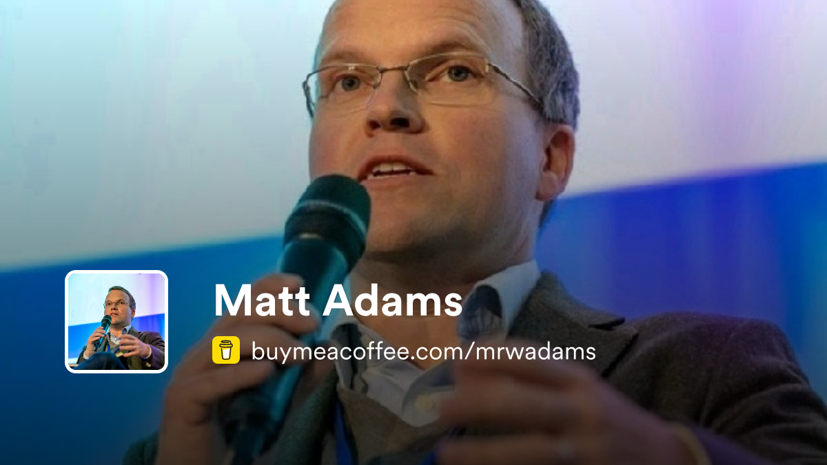Matt Adams - Buymeacoffee