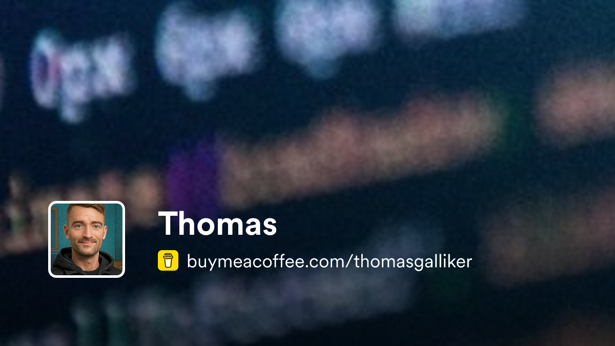 Thomas - Buymeacoffee