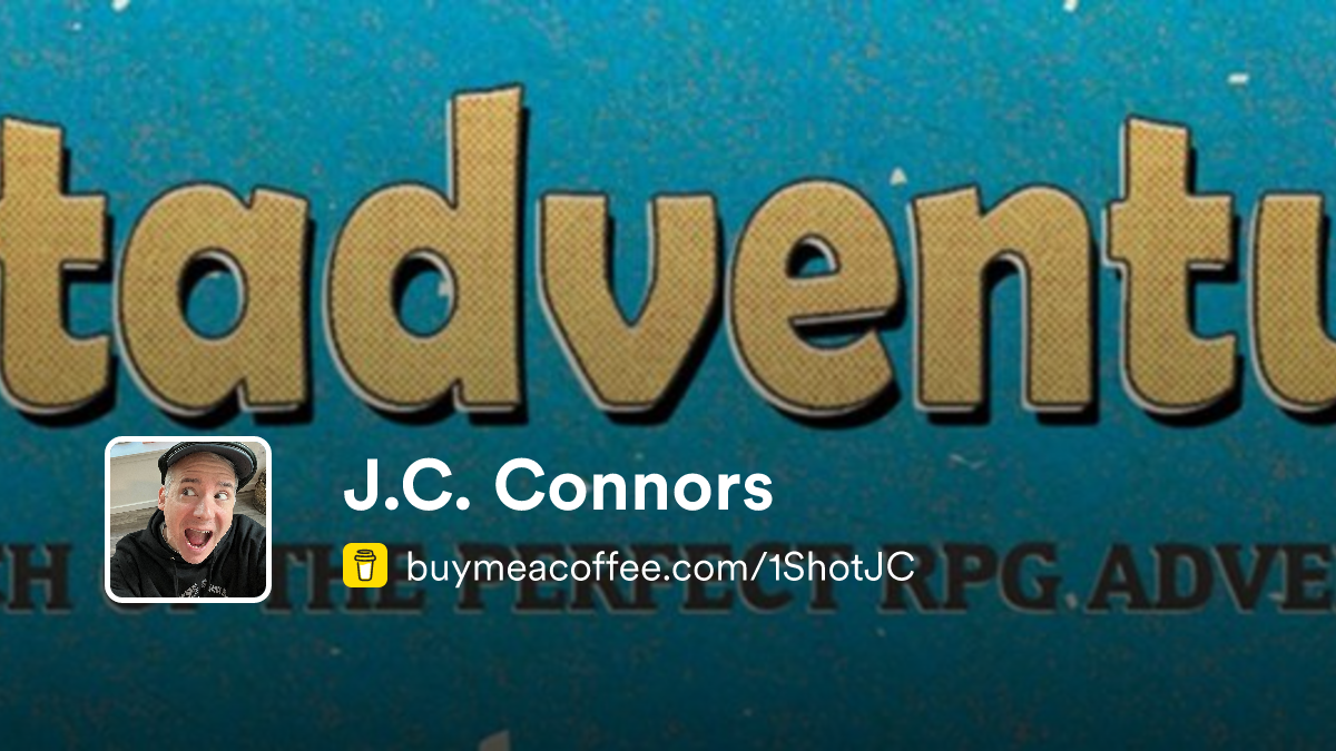 J.C. Connors - Buymeacoffee