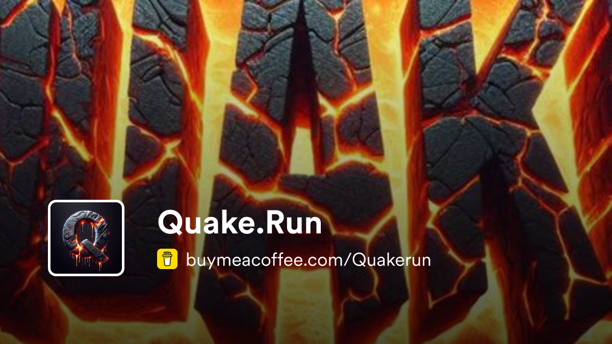 Quake.Run - Buymeacoffee