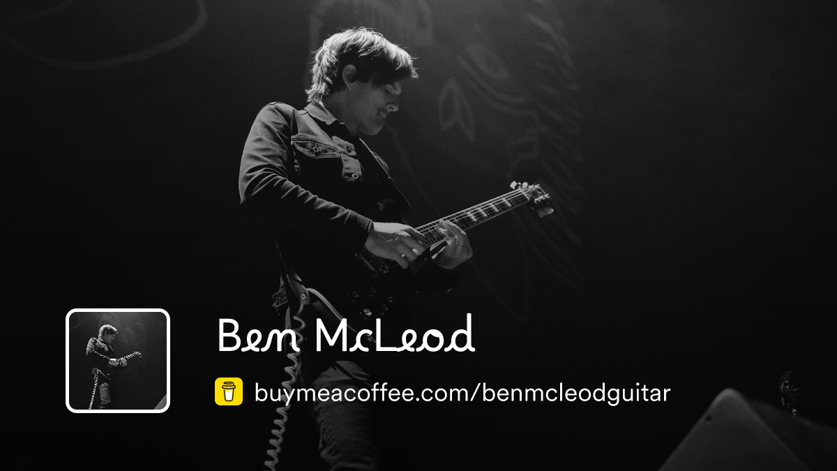 Ben McLeod is Artist - Buymeacoffee