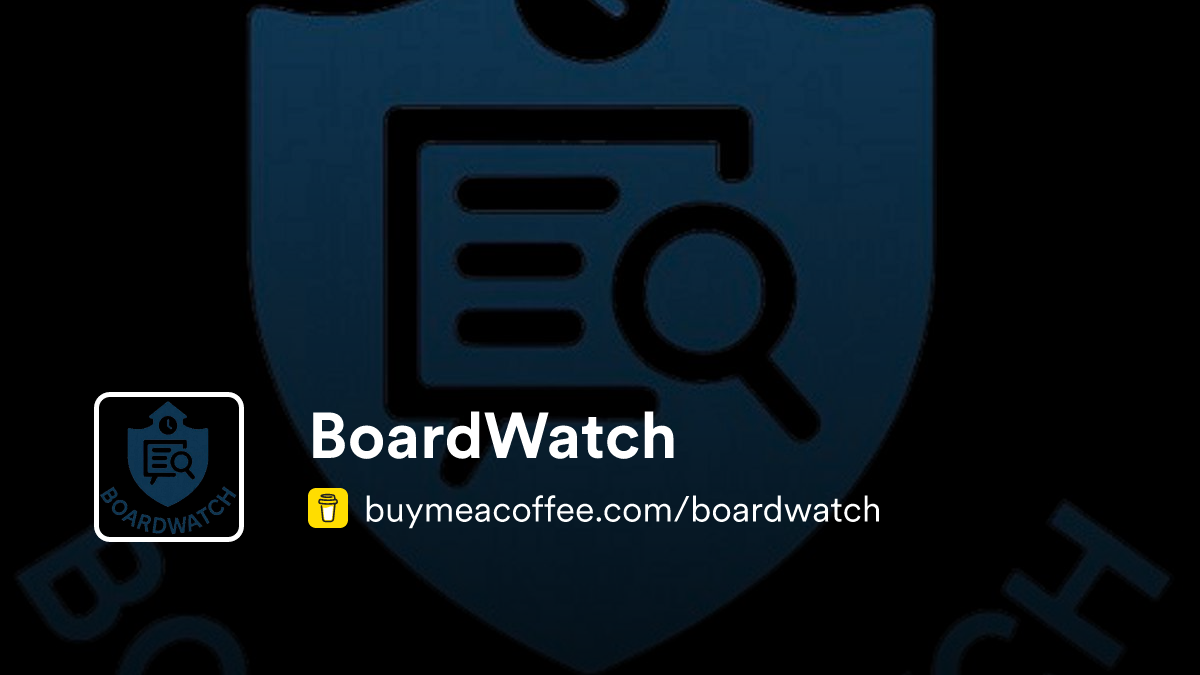 BoardWatch - Buymeacoffee