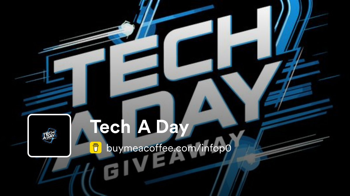 Membership | Tech A Day - Buymeacoffee