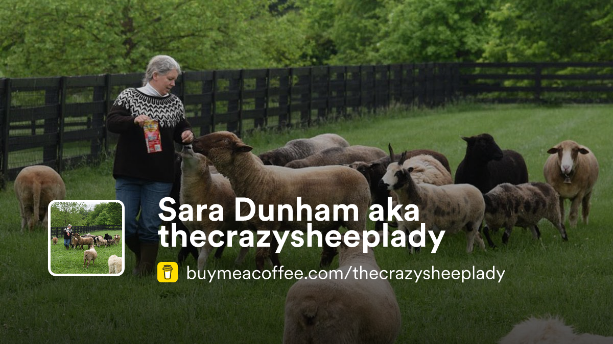 Sara Dunham aka thecrazysheeplady is Sheep stories and fiber arts ...