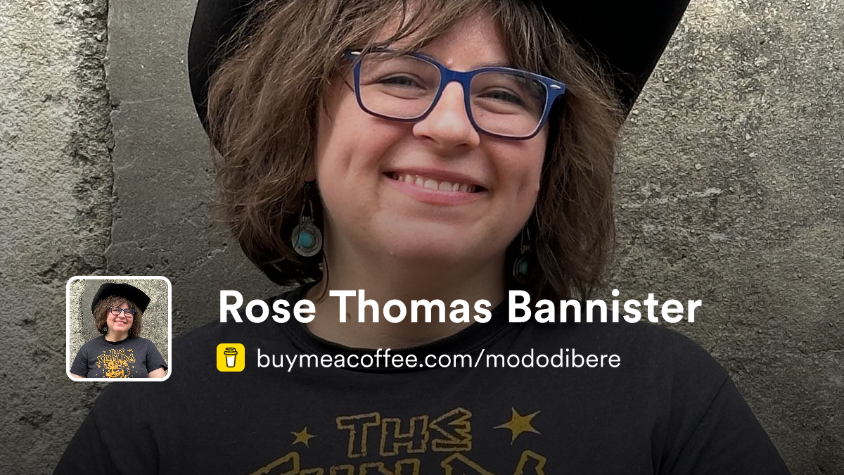 Rose Thomas Bannister - Buymeacoffee