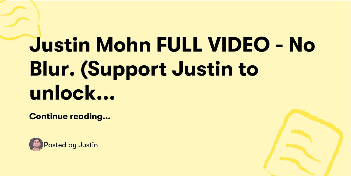Justin Mohn FULL VIDEO - No Blur. (Support Justin to unlock video ...