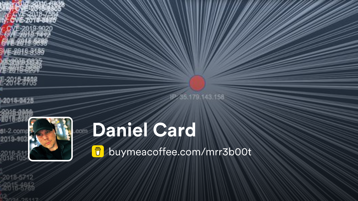 Daniel Card - Buymeacoffee