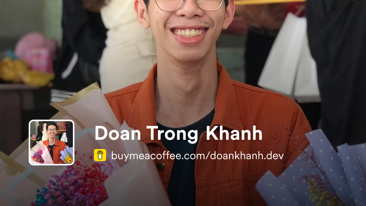 Doan Trong Khanh - Buymeacoffee