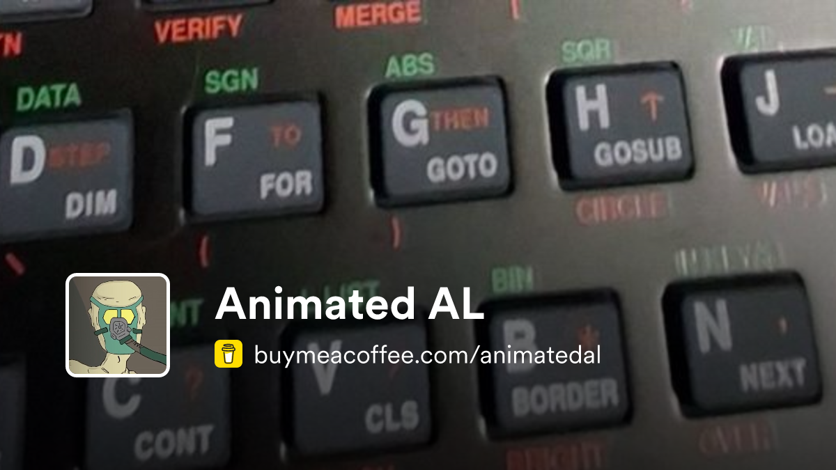 Animated AL is BASIC Programming on The Spectrum - Buymeacoffee