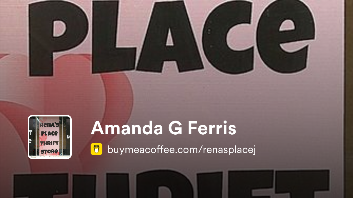 Amanda G Ferris - Buymeacoffee