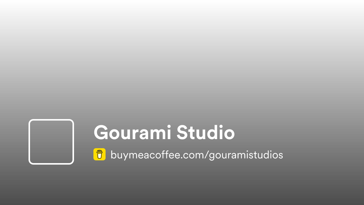 Gourami Studio - Buymeacoffee