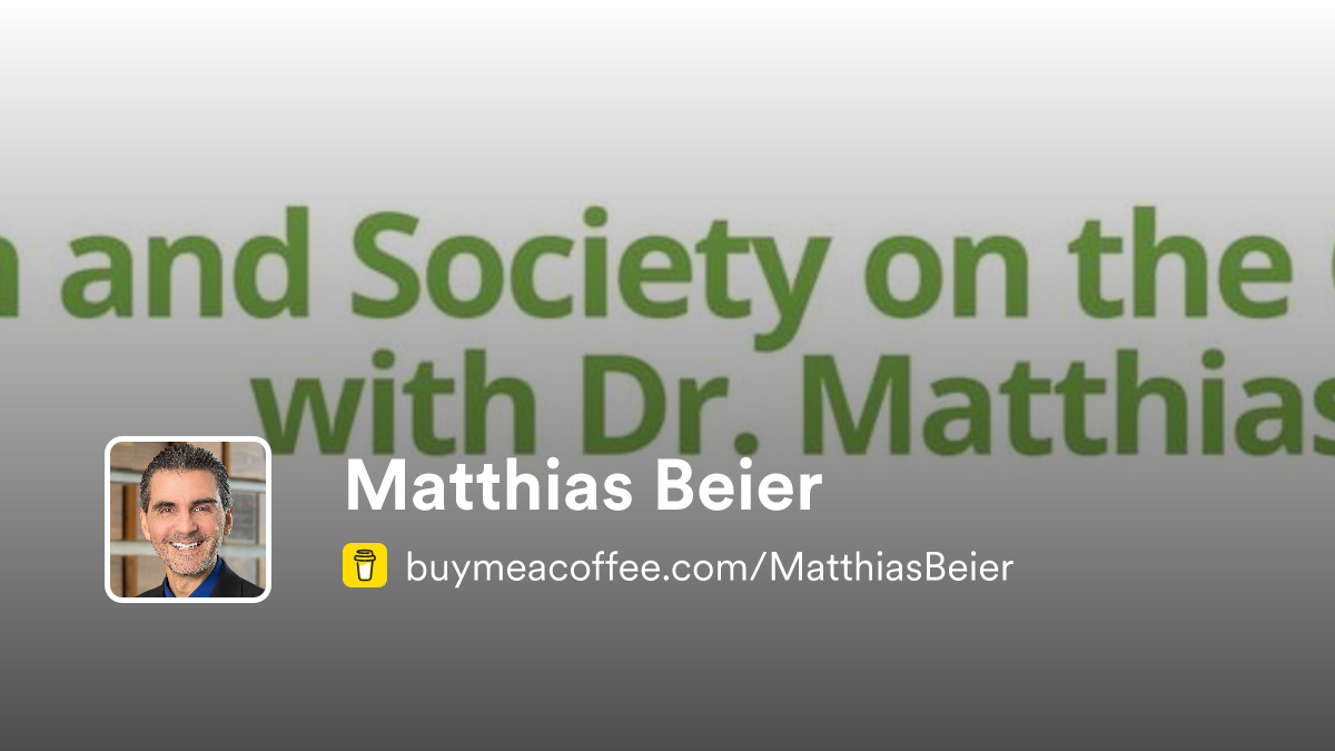 Matthias Beier - Buymeacoffee