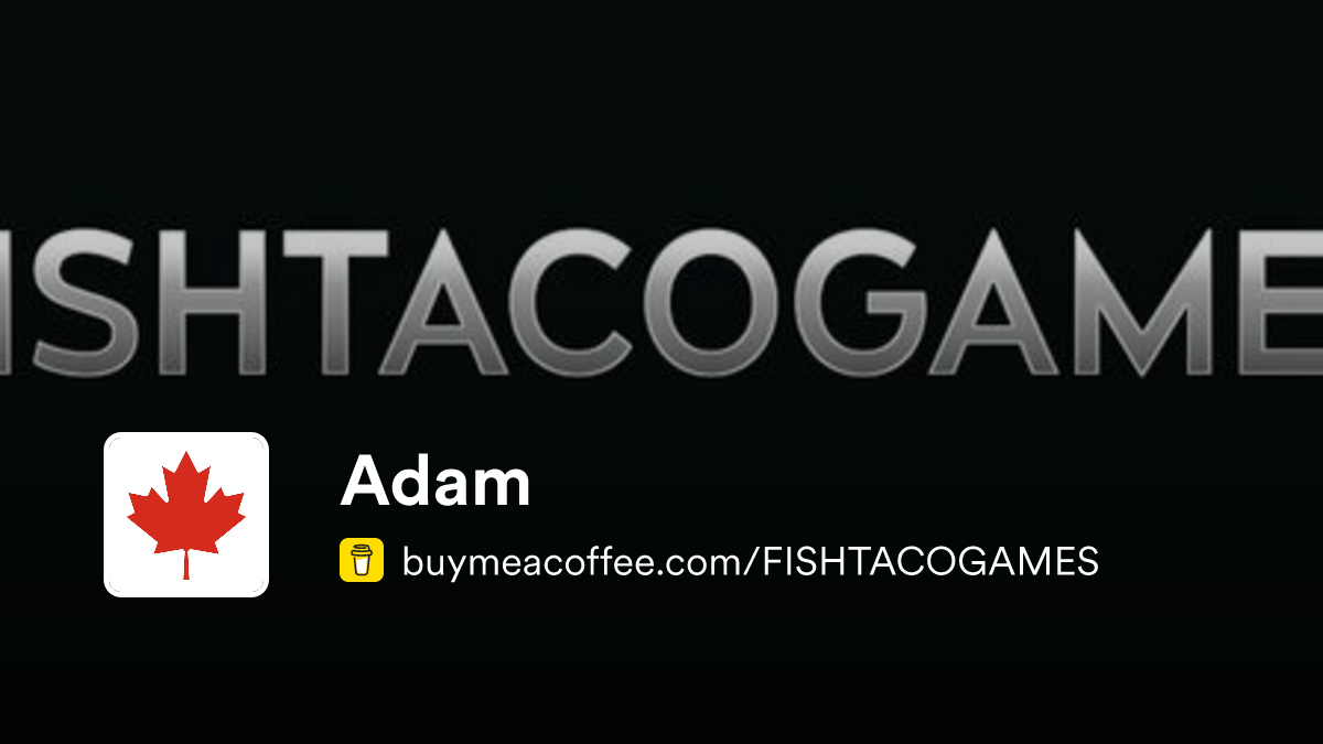 Adam - Buymeacoffee
