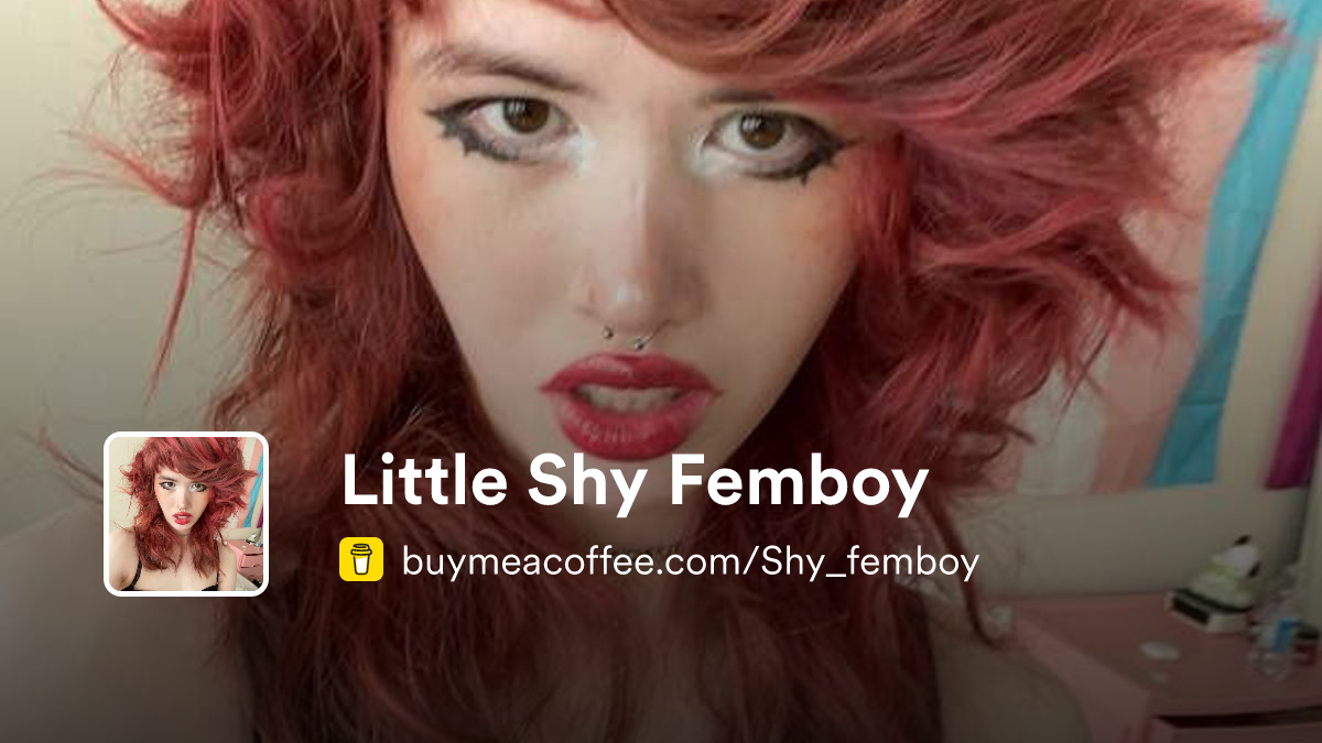 Little Shy Femboy - Buymeacoffee