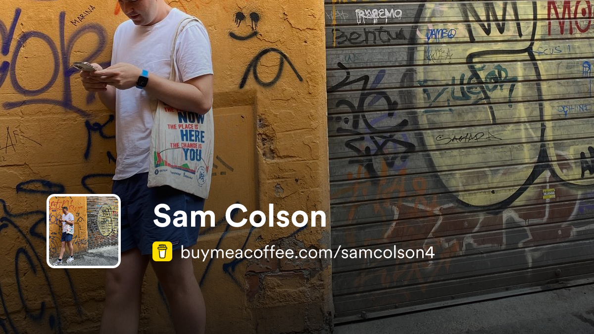 Sam Colson - Buymeacoffee