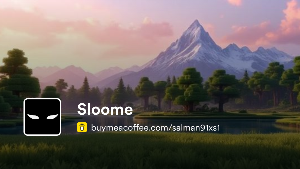 Sloome - Buymeacoffee