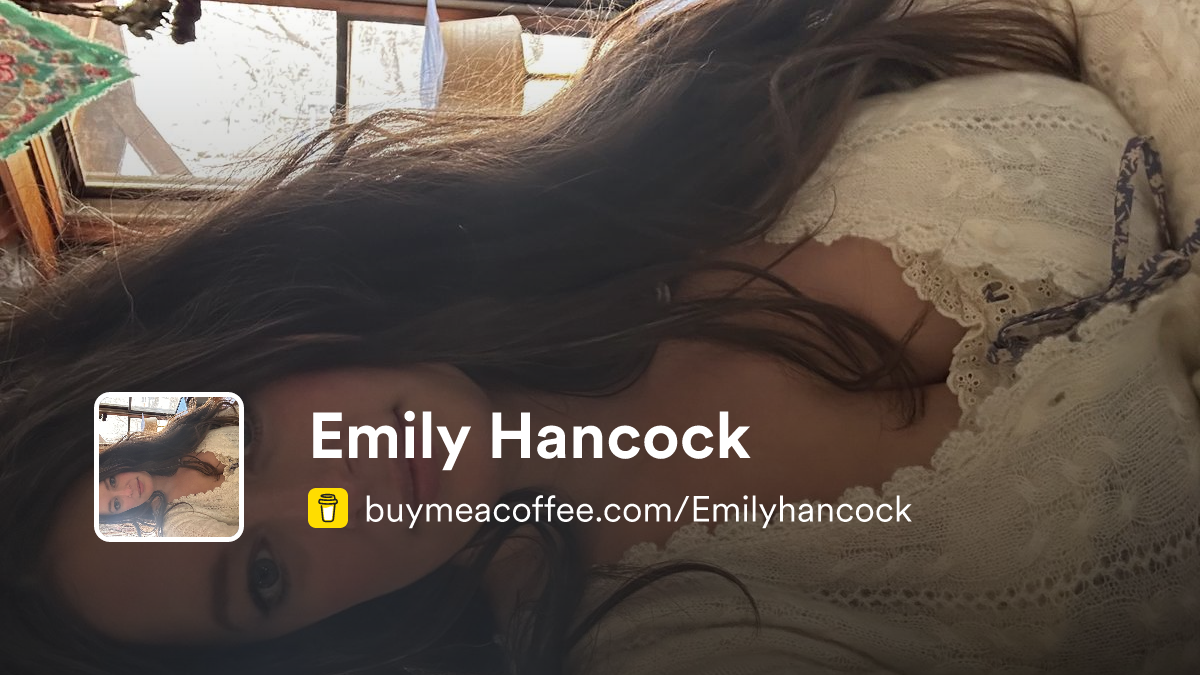 Emily Hancock - Buymeacoffee