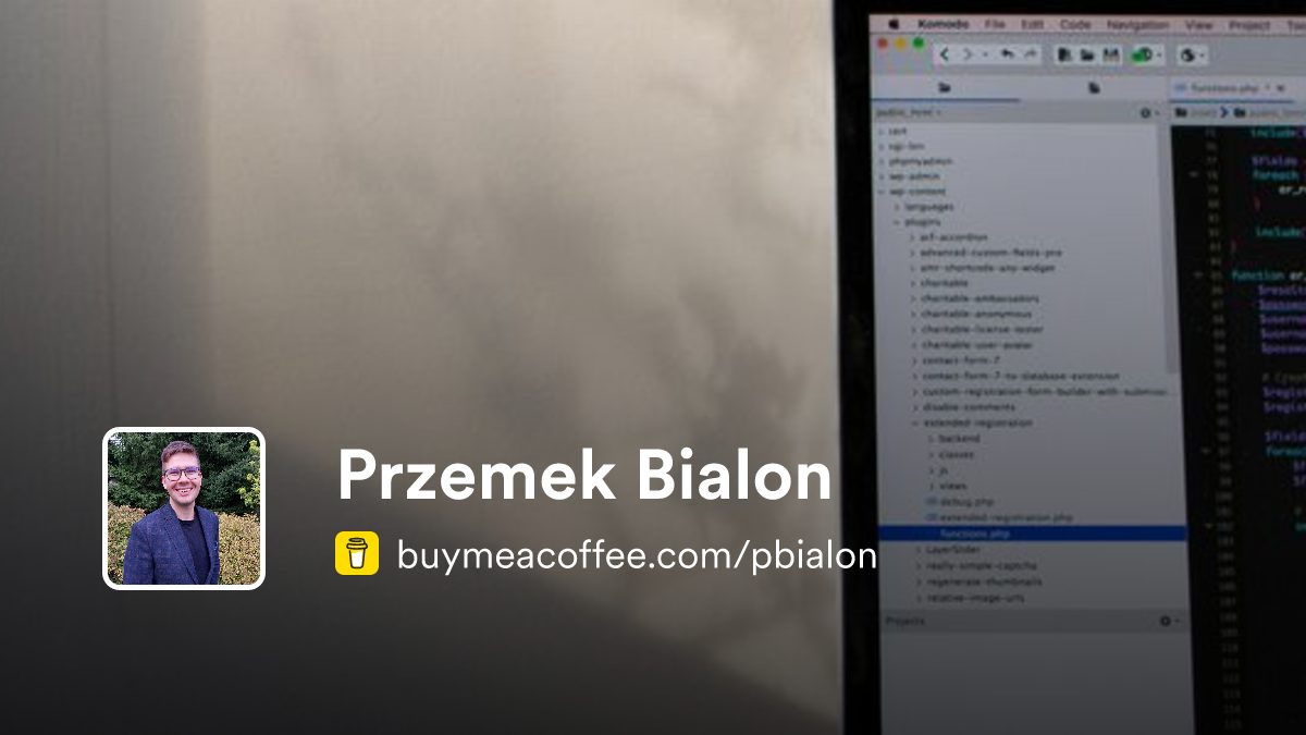 Przemek Bialon - Buymeacoffee