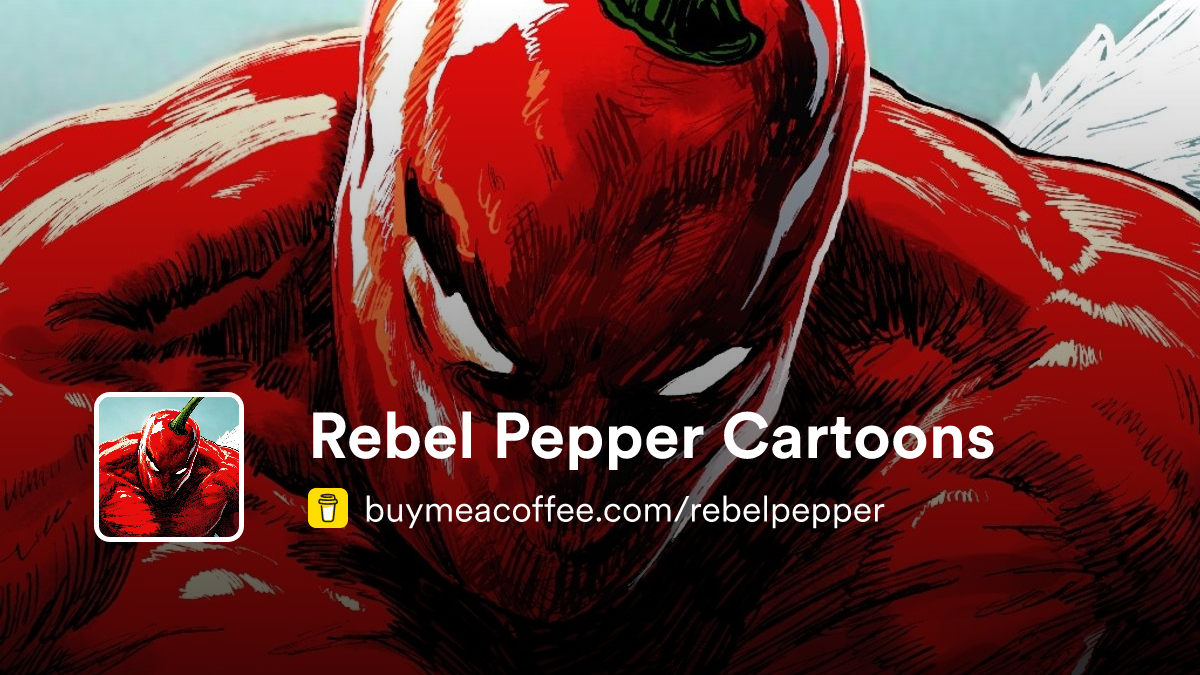 Rebel Pepper Cartoons - Buymeacoffee