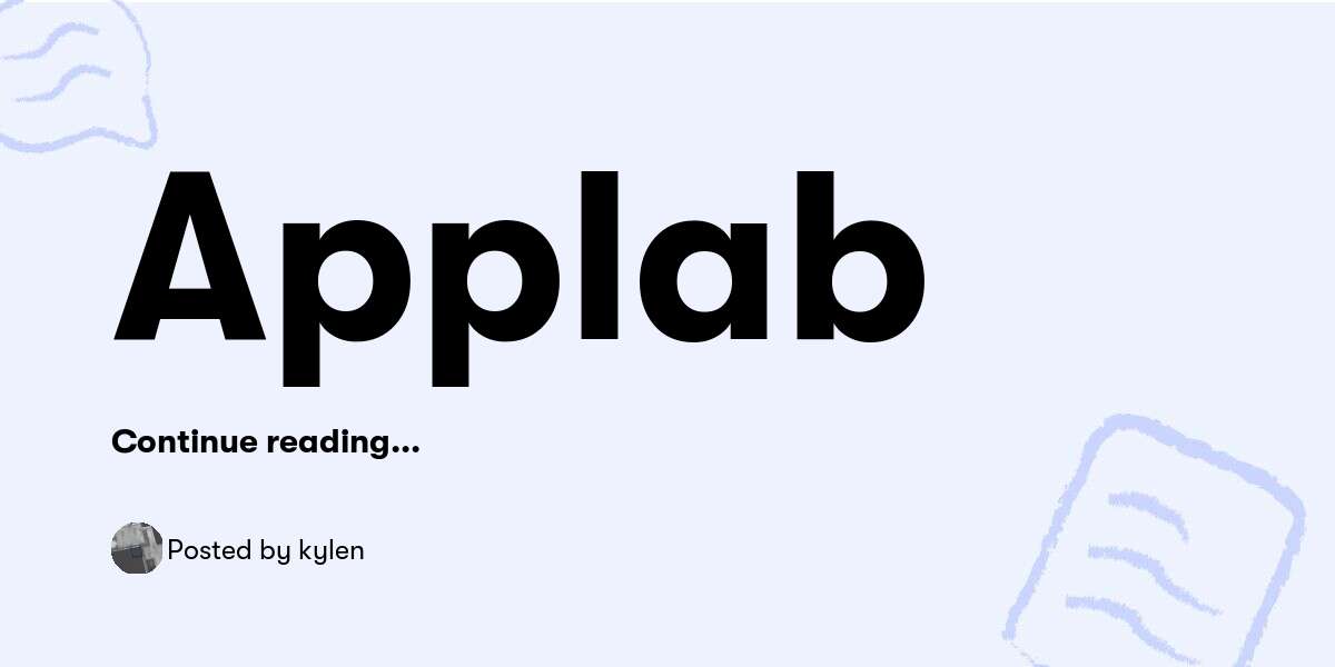 Applab — kylen - Buymeacoffee