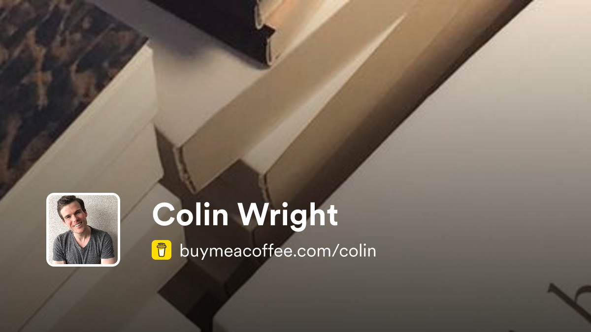 Membership | Colin Wright - Buymeacoffee