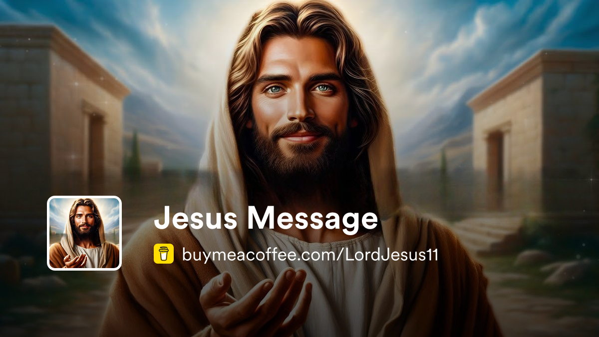 Jesus Message - Buymeacoffee