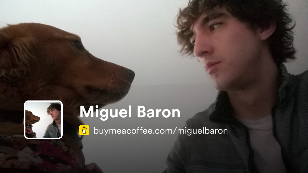 Miguel Baron - Buymeacoffee