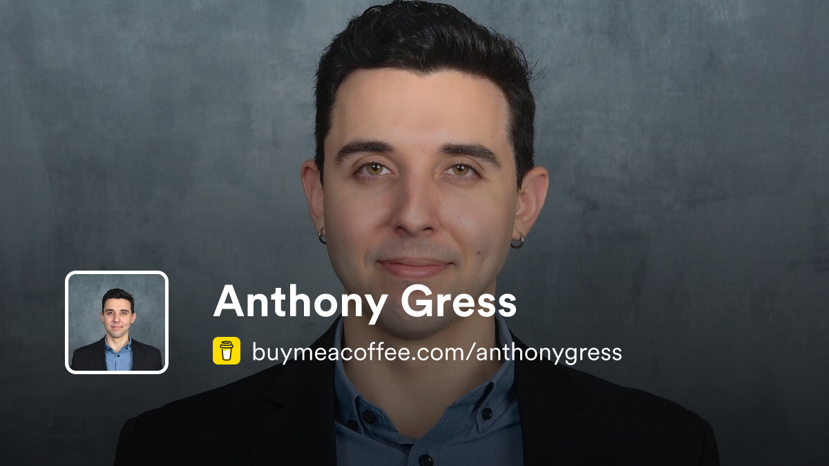 Anthony Gress - Buymeacoffee