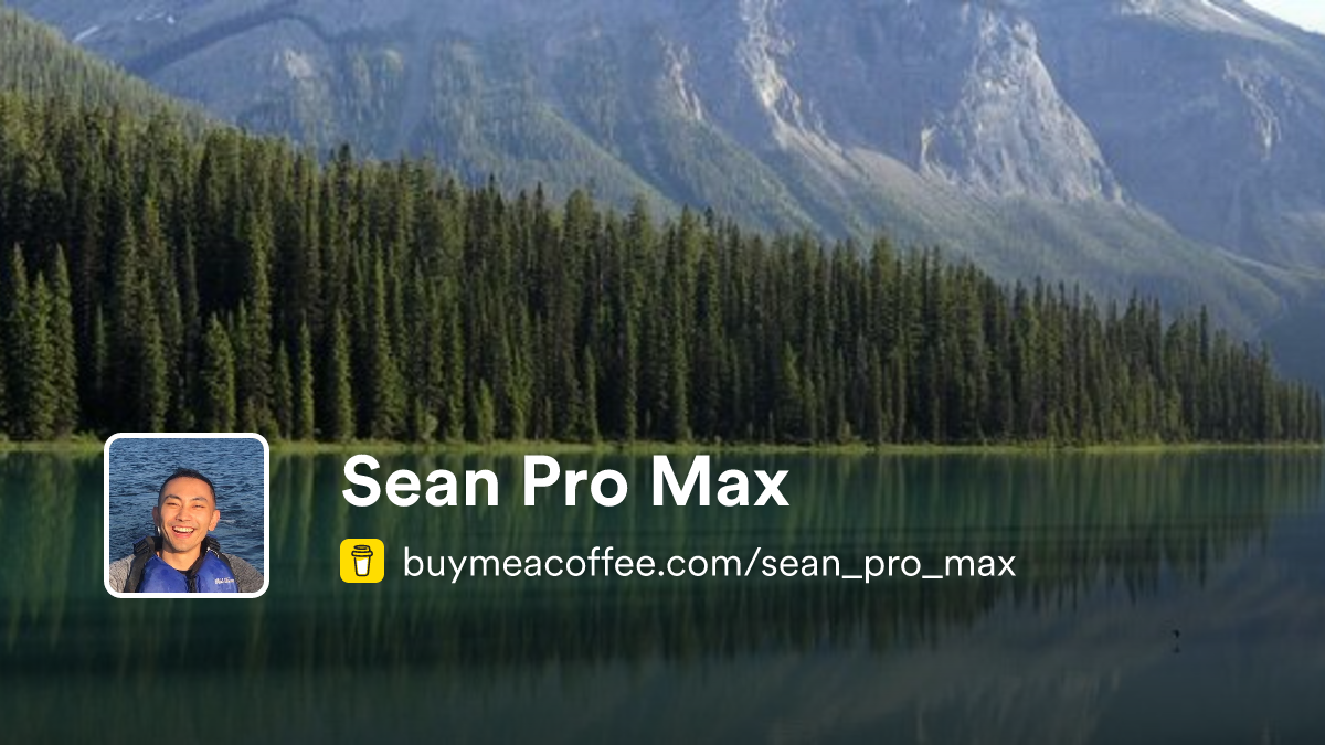 Sean Pro Max - Buymeacoffee