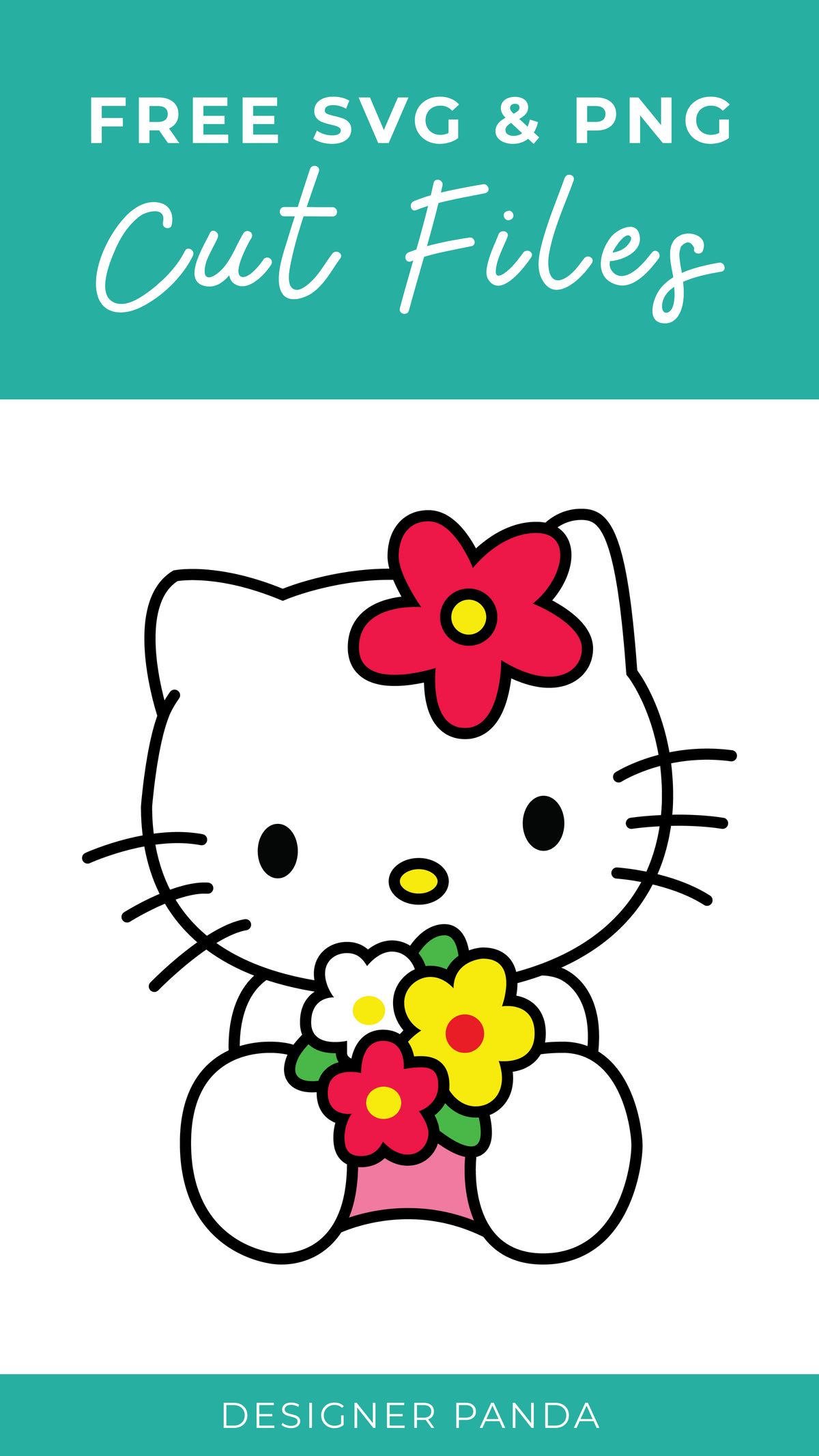 Free Hello Kitty SVG Cutting Files & PNG Designs for Cricut Shirts ...