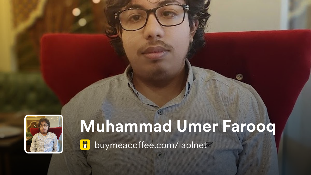 Muhammad Umer Farooq is Open source projects - Buymeacoffee