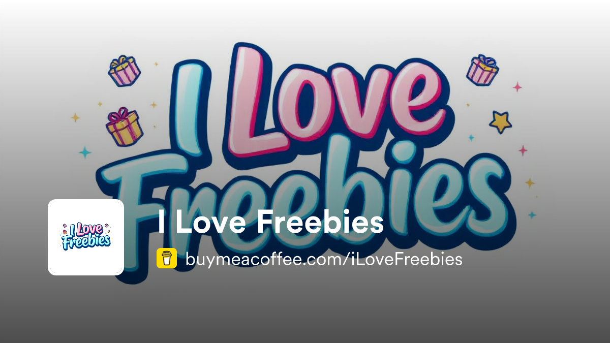 I Love Freebies - Buymeacoffee