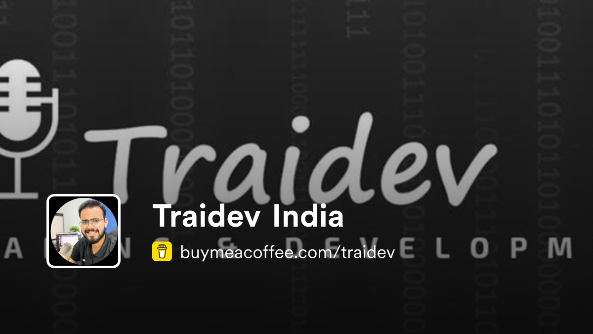 Traidev India - Buymeacoffee