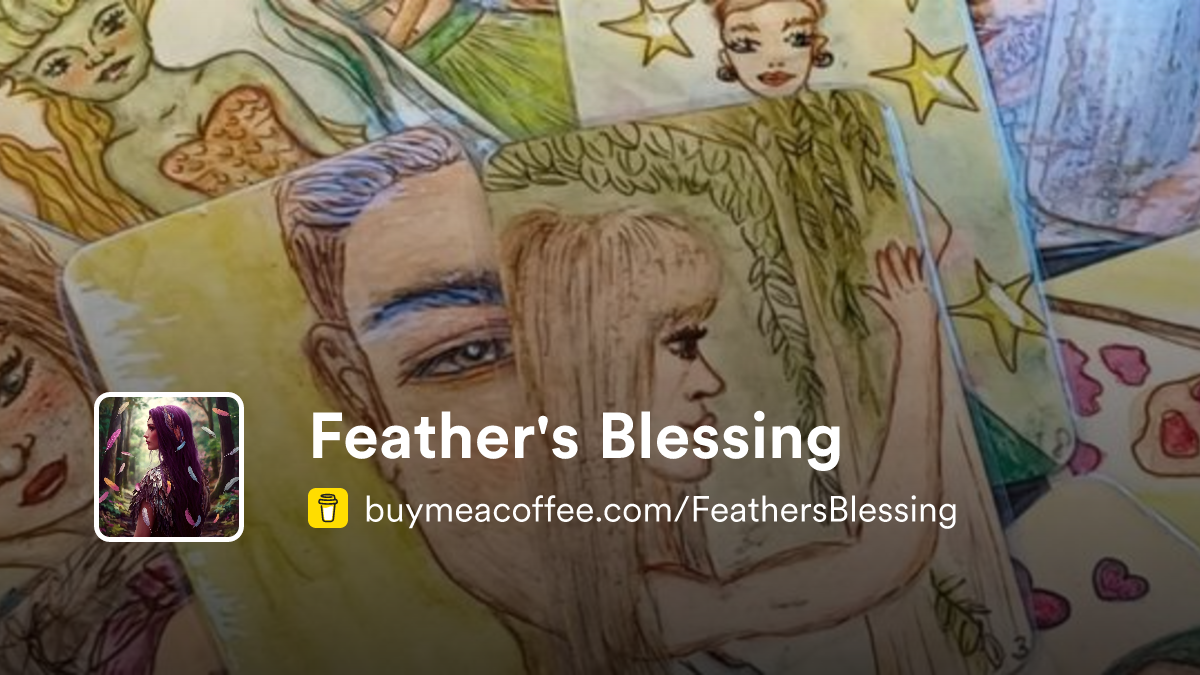 Feather's Blessing is I create Intuitive artwork that bring messages ...