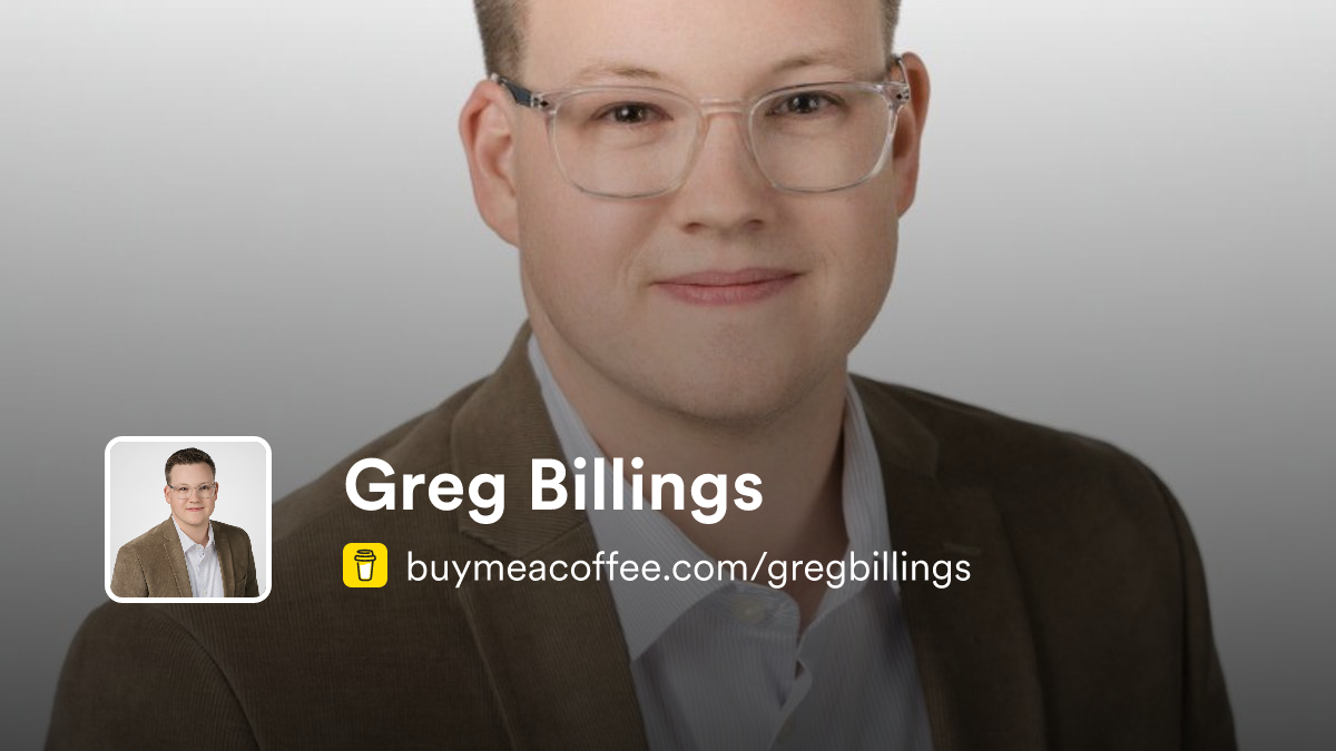 Greg Billings - Buymeacoffee